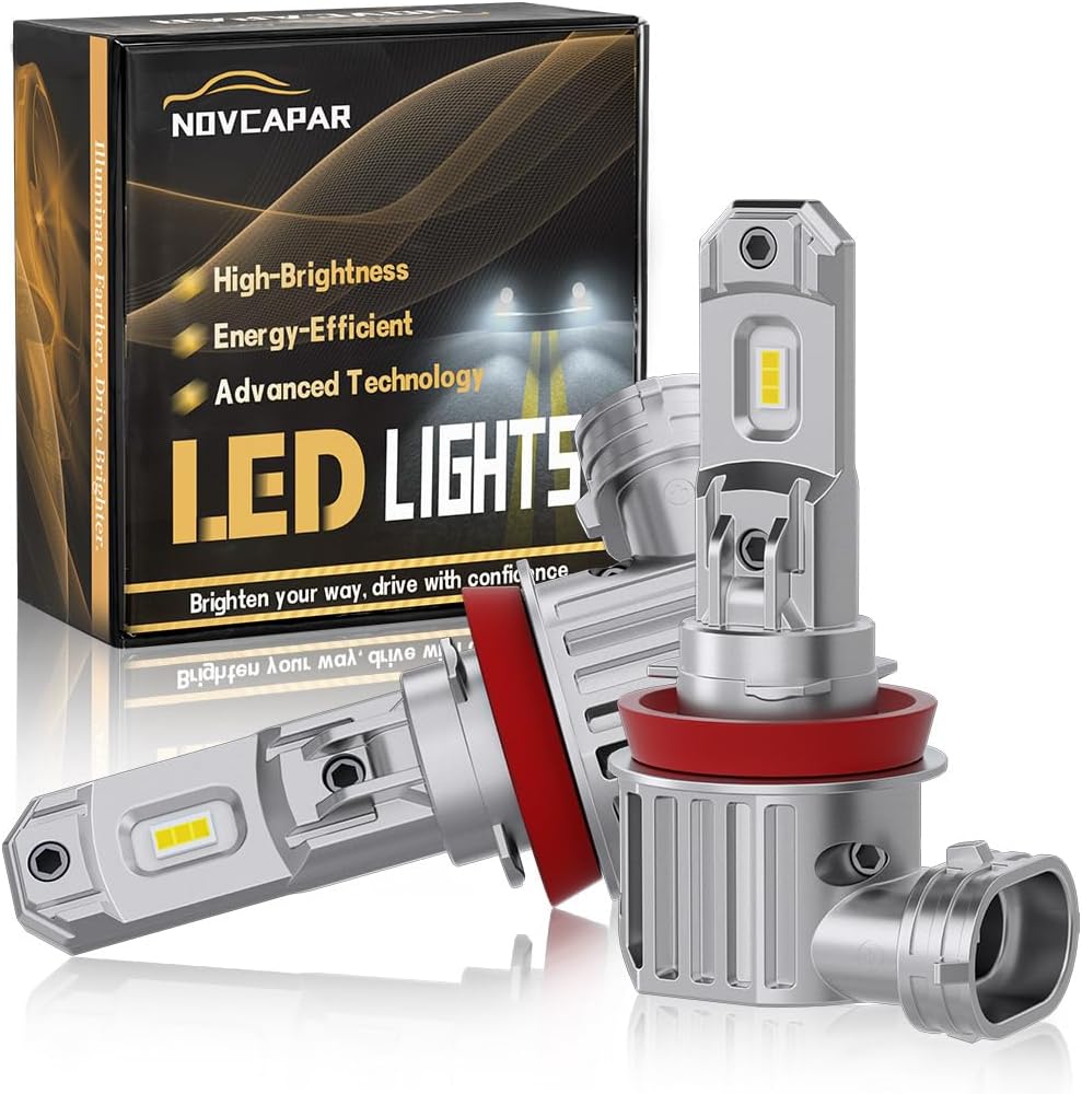 Amazon.com: NOVCAPAR H11 Led Bulbs, 30000LM 1000% Brightness, Cool ...