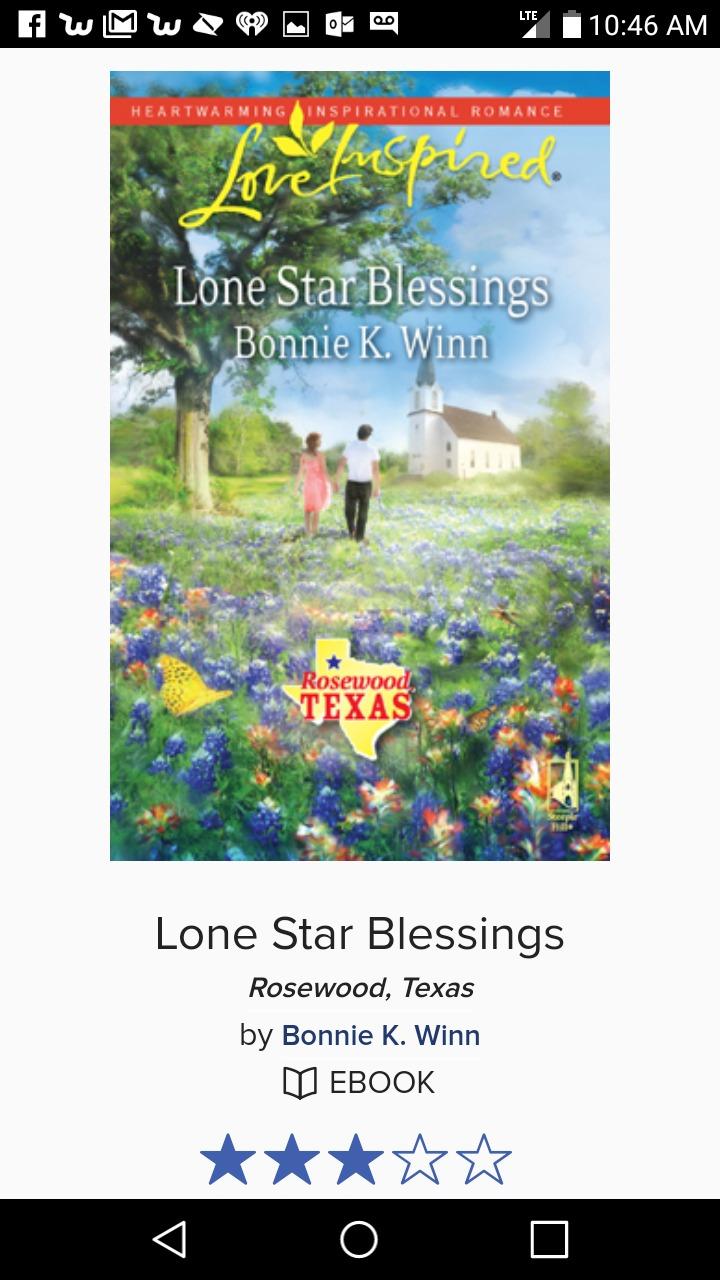 Lone Star Blessings (Rosewood, Texas Series #1) (Love Inspired #531 ...