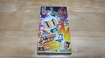 Amazon.co.jp: SFC「スーパーボンバーマン4(SUPER BOMBER MAN4)」箱取説チラシハガキ付き/HUDSON ...