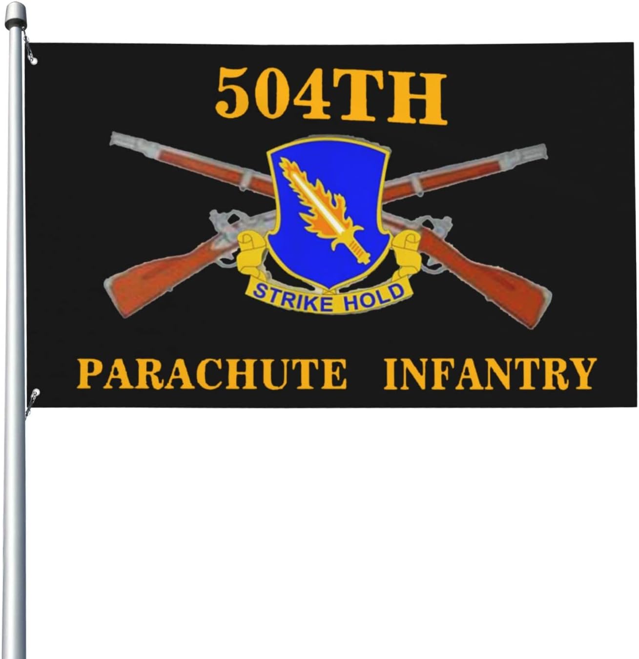 Amazon.com : 504th Parachute Infantry Regiment Flag 3x5 Ft Garden Flag ...