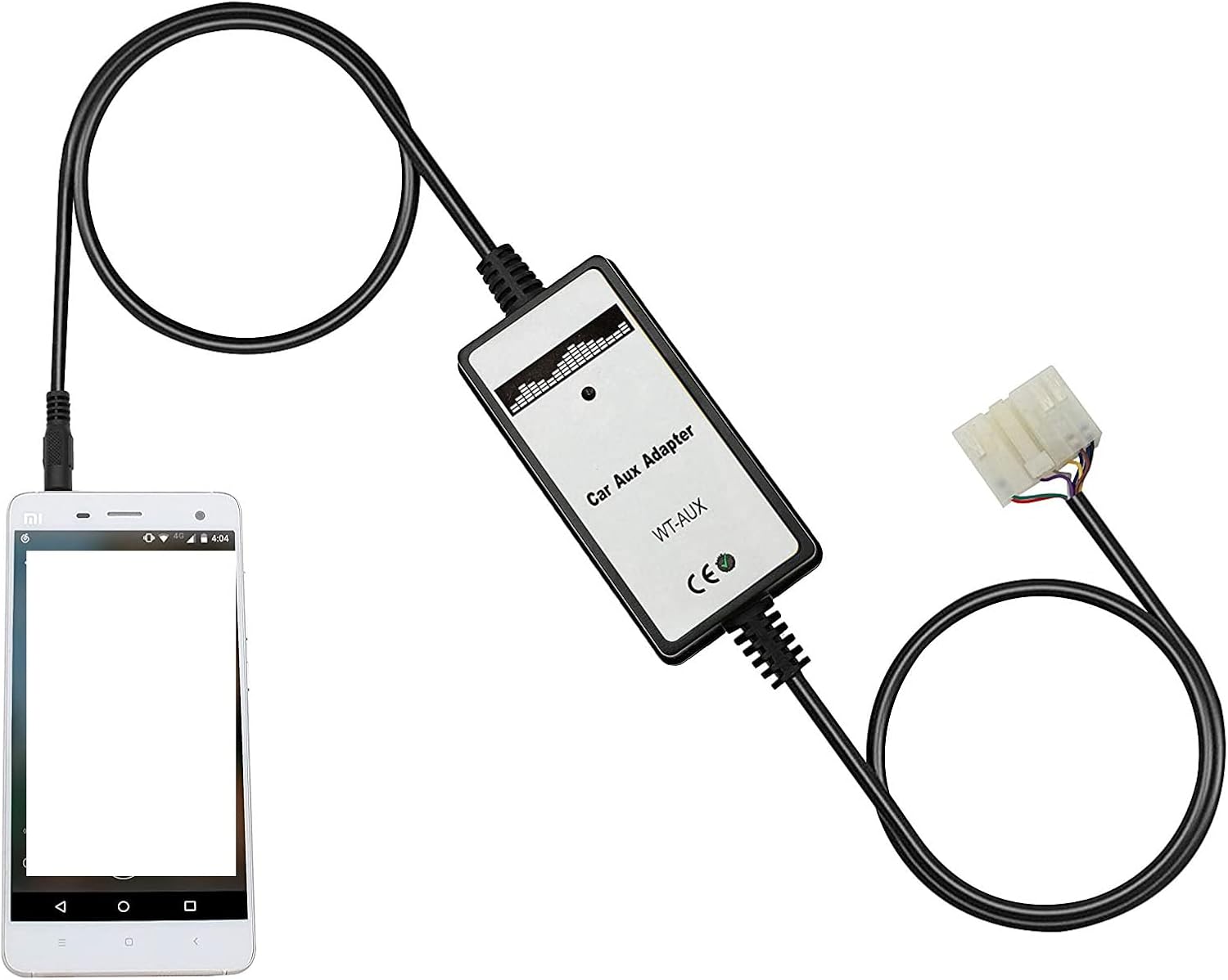 Amazon.com: Car Audio Input Adapter,AUX Input CD Player Changer,for MP3 ...