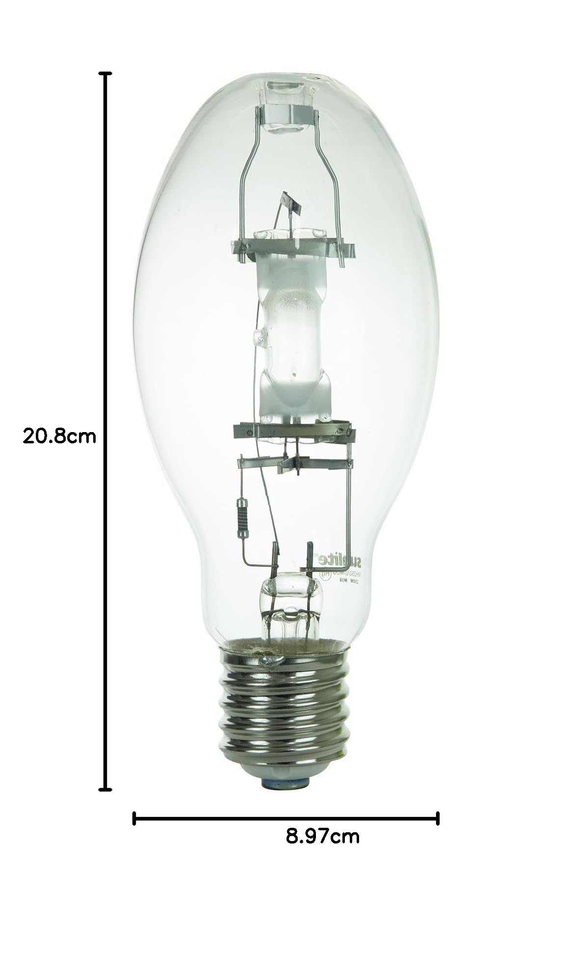 Metal Halide Light Dimensions LIKO METAL HALIDE FLOOR LIGHT BULB