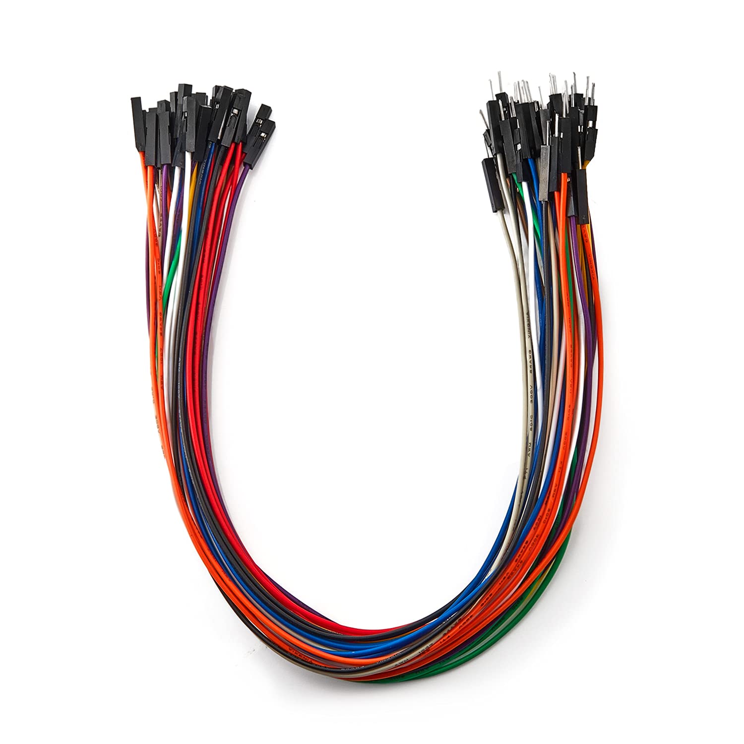 Snapklik.com : Chanzon 40pcs 30cm Long Male To Female Header Jumper ...