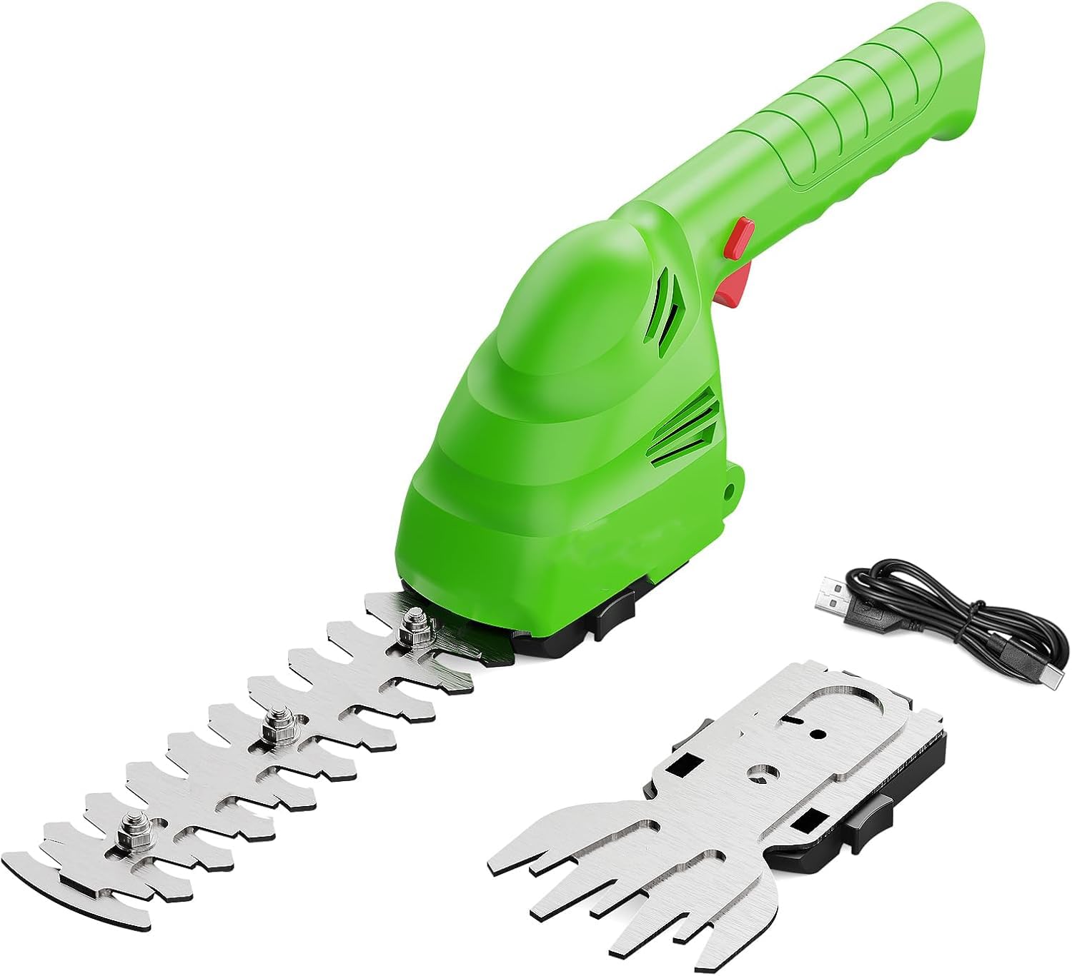 2-in-1 Grass and Plant Cutter Clipper Cordless Battery Powered ...