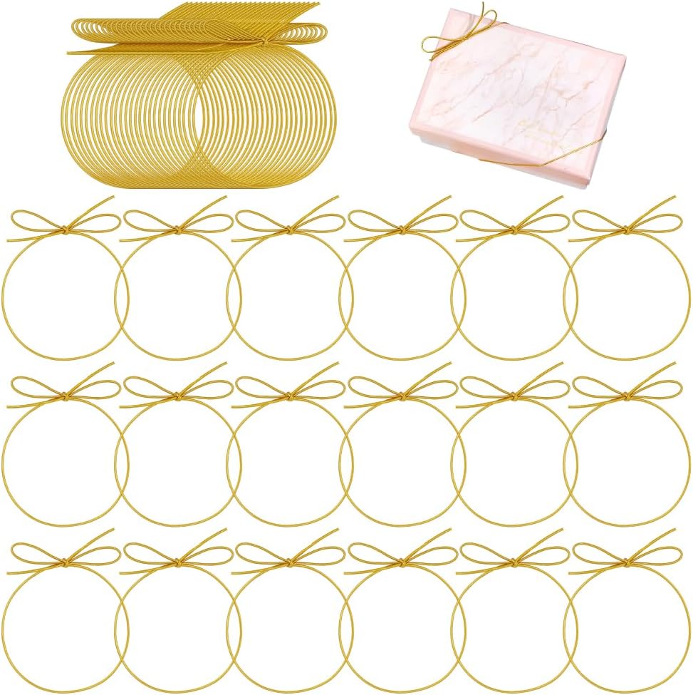Amazon.com: GOMAKERER 220 Pcs Elastic Bows for Gifts Boxes, 4 Inches ...