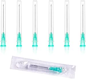 Amazon.com: JIBENGAO 21 Gauge Needles 1.5 inch (21g 38mm), 100Pcs Individually Wrapped Lab ...