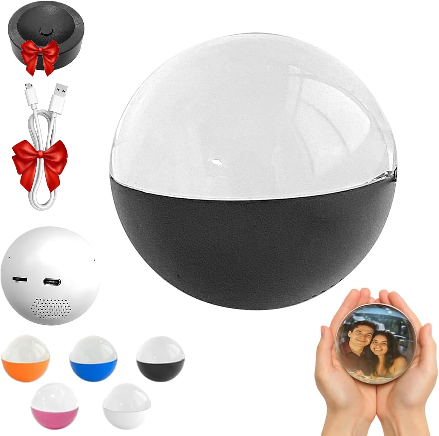Lumiorb WiFi Crystal Ball – 3D Video & Photo Memory Sphere, Video ...