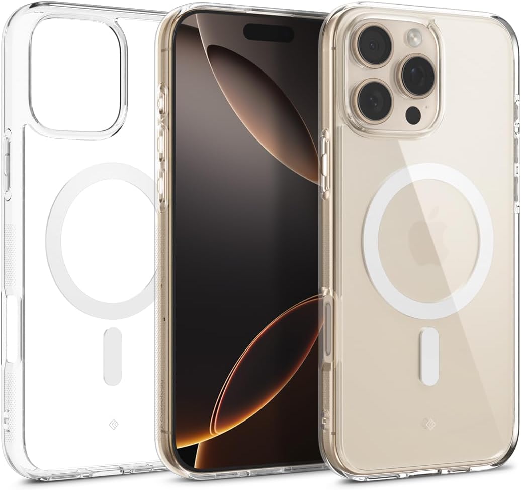 CASEOLOGY by Spigen Capella Mag for iPhone 16 Pro Case [Ultra Clear ...