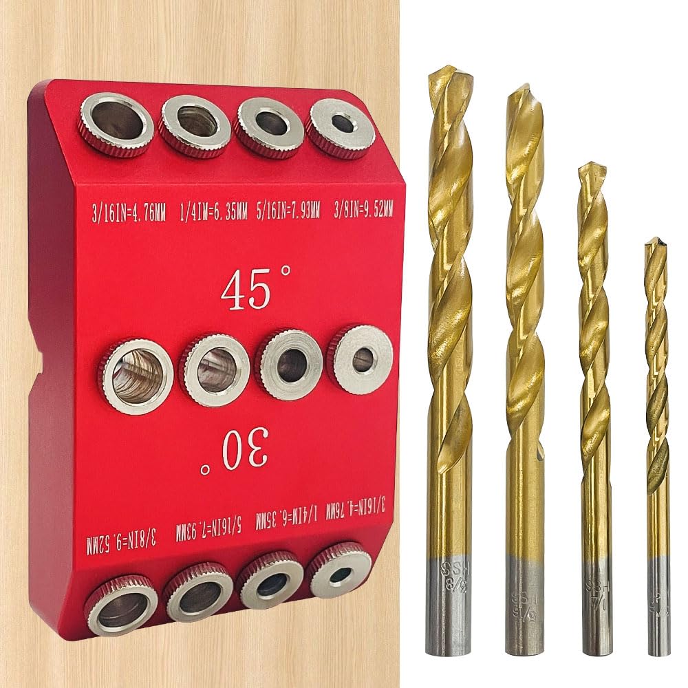 Snapklik.com : Socpuro 30 45 90 Degree Angle Drill Guide Jig