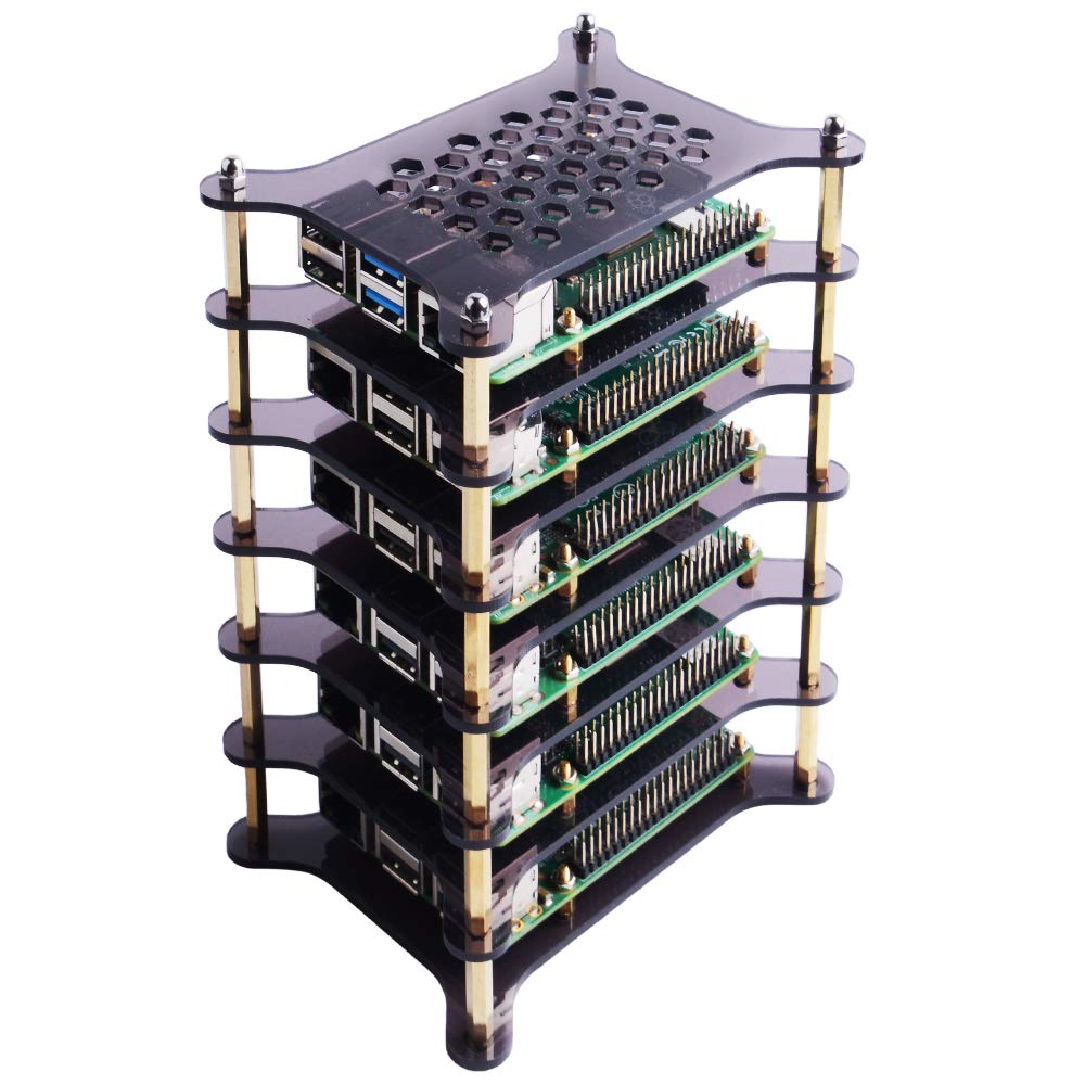 Geeekpi 6 Layers Pi Rack Case For Raspberry Pi 4 Desertcart Cayman Islands