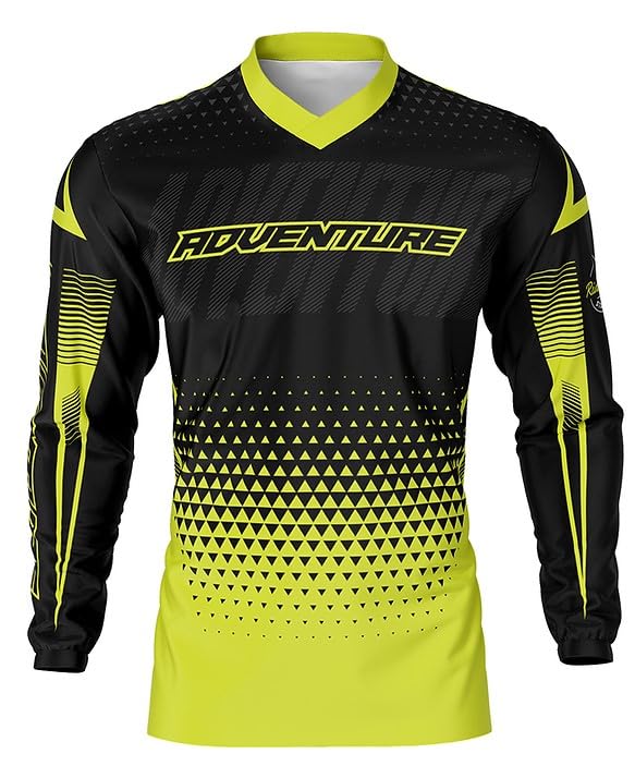 Buy woopme® Bike Rider Jersey Boy's and Men's Full Sleeve V Neck Off ...