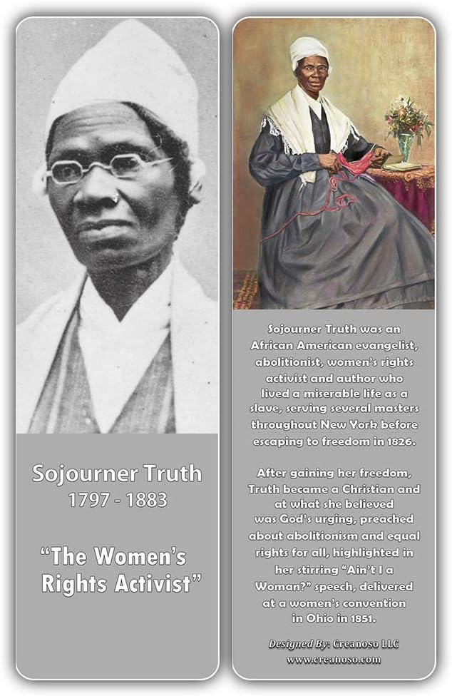 Buy Creanoso Inspiring Historical Famous African Americans Bookmarks ...