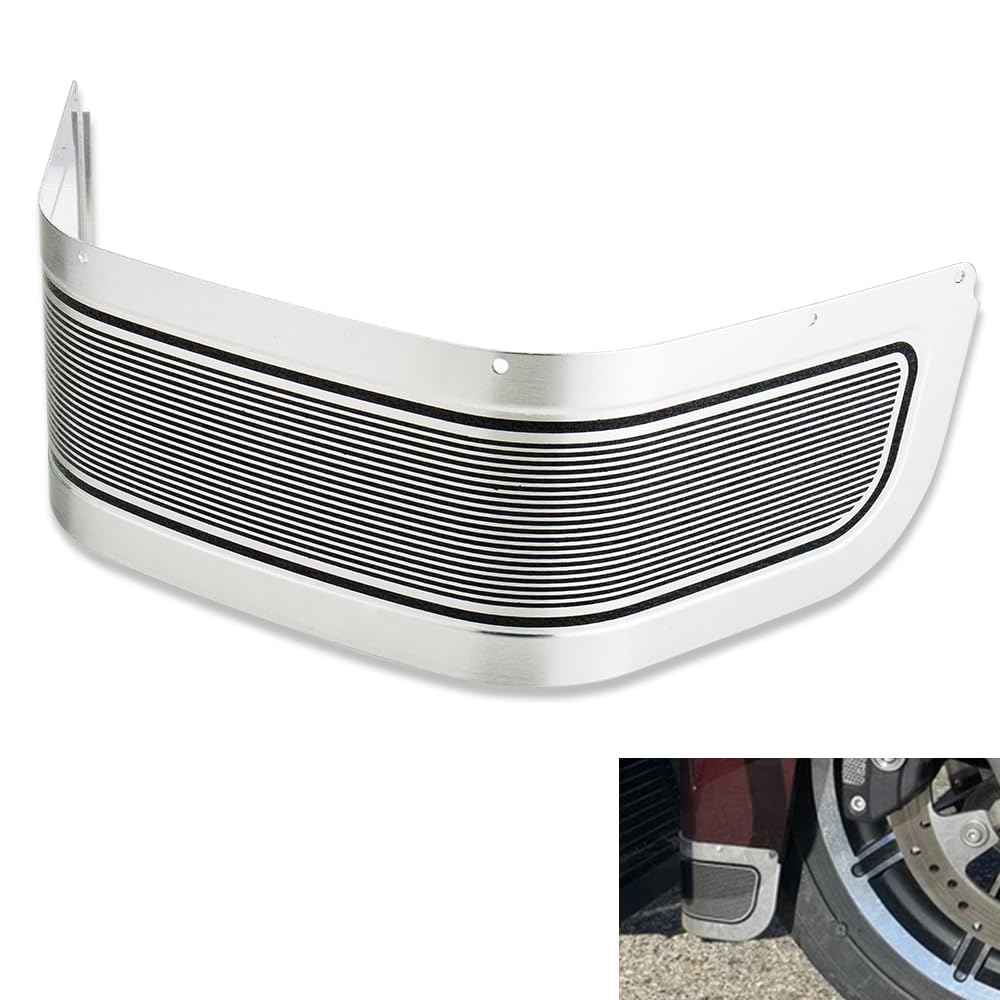 Snapklik.com : Chrome Front Lower Fender Trim Skirt For Harley Touring ...