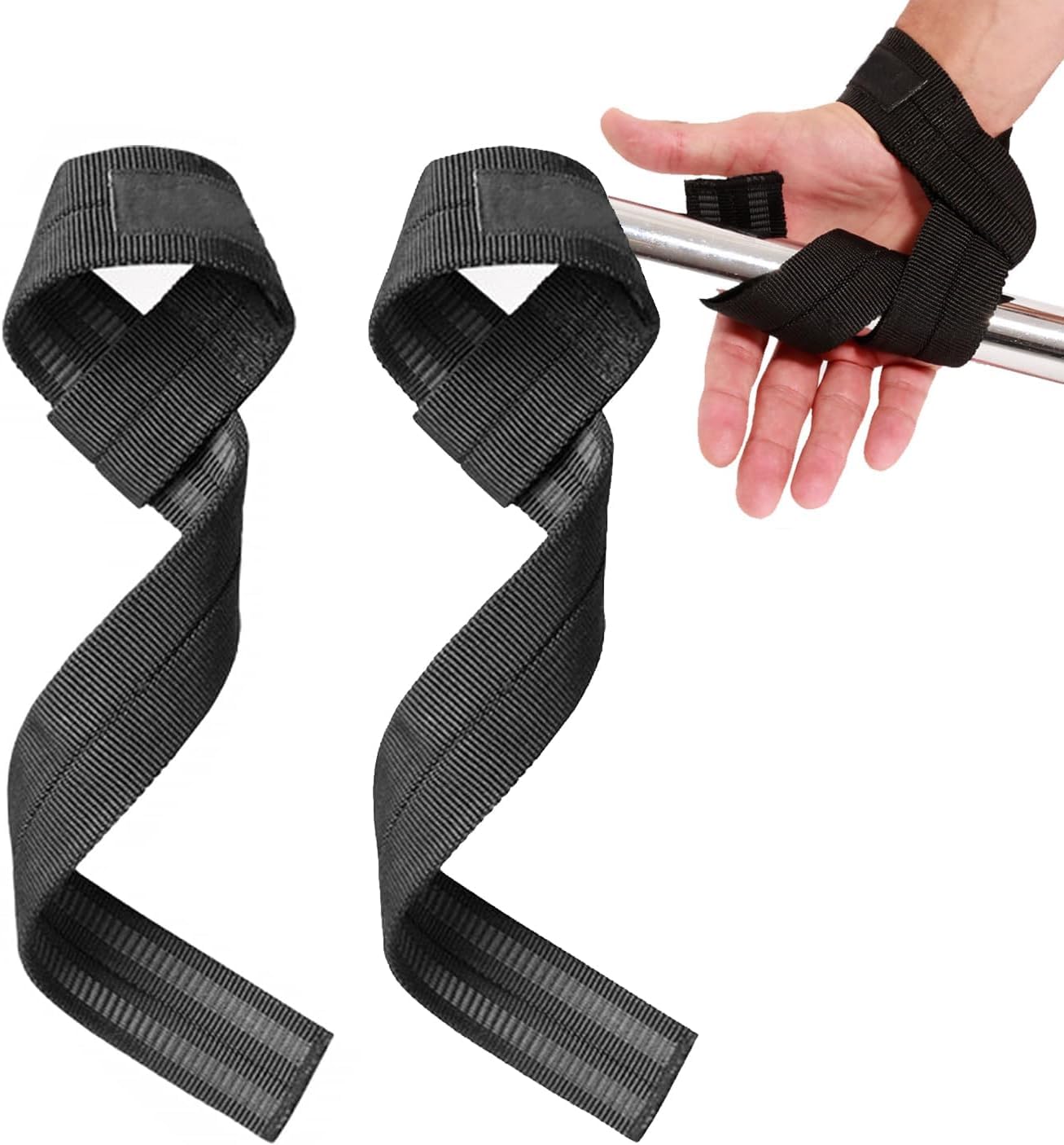 Qshop Weight Lifting Straps Pair Gym Wrist Support Accessories for Men ...