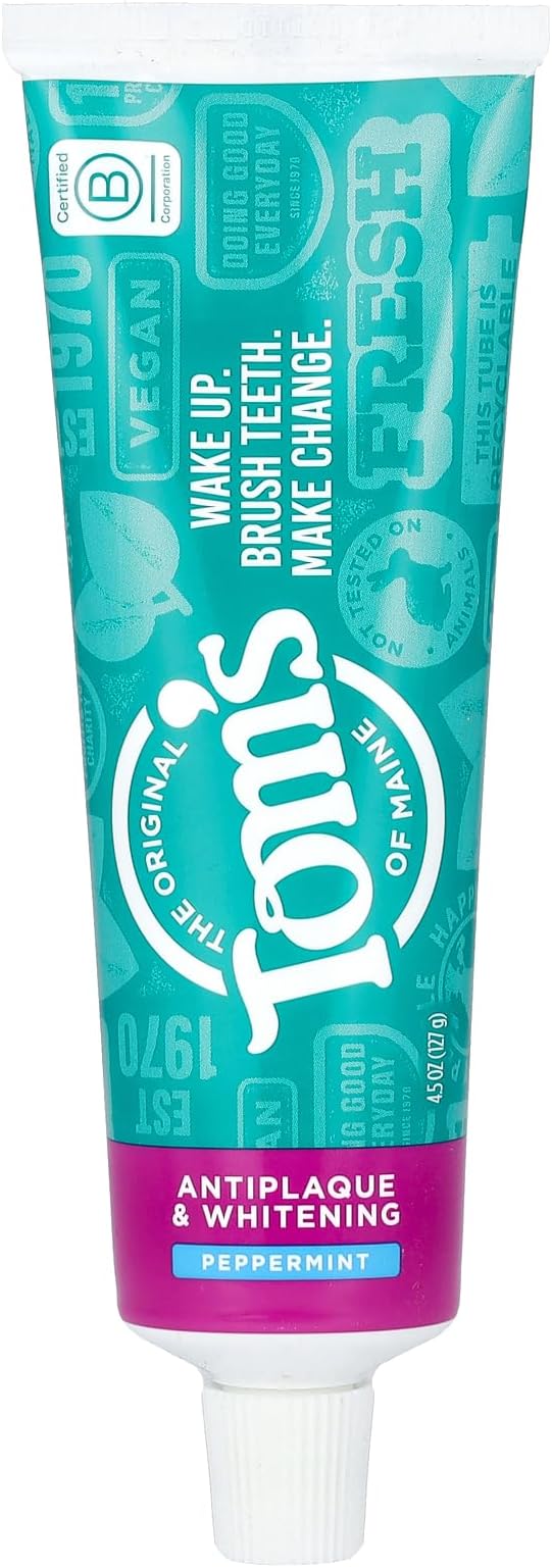 Amazon.com : Tom's of Maine, Travel Size Anticavity Toothpaste - Fresh ...