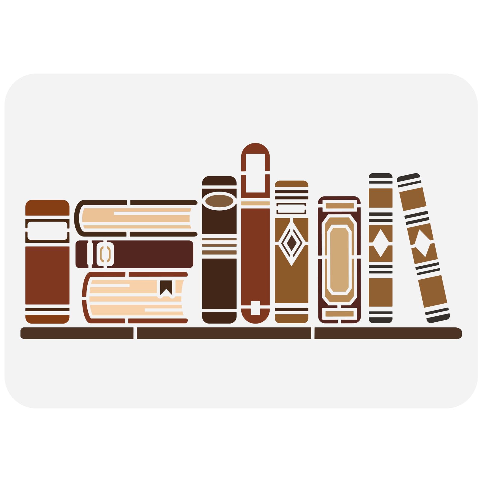 Amazon.com: FINGERINSPIRE Book Stencil for Painting 11.7x8.3 inch ...