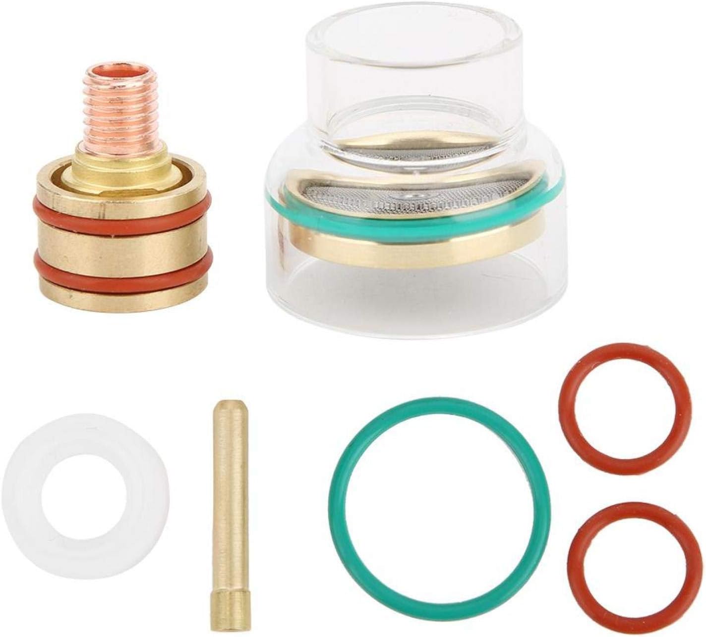 WP Torch Kit Welding Torch Gas Lens Collet Glass Cup for WP-17/18/26 ...