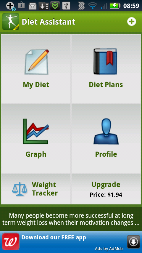 Diet Assistant Free - Weight Loss - App on Amazon Appstore