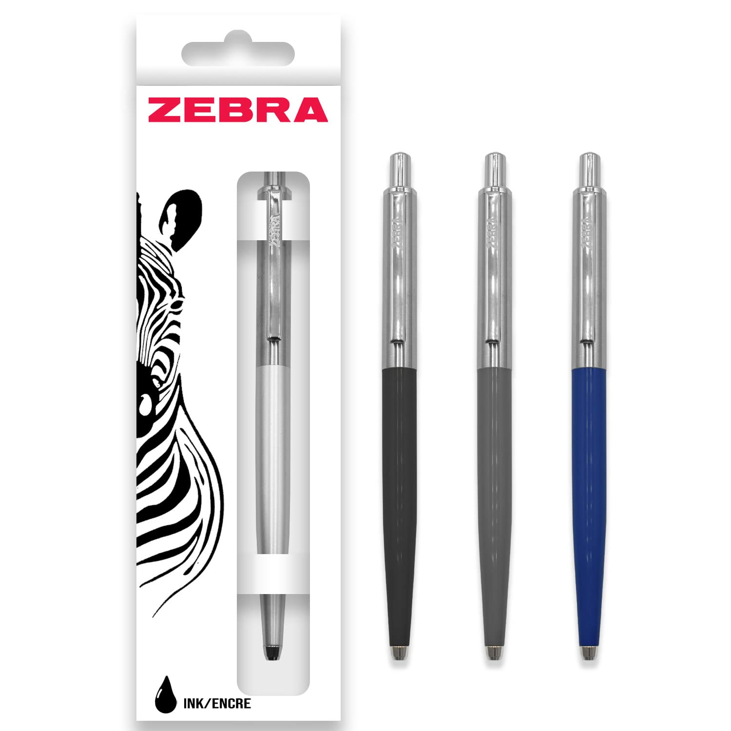 Amazon.com : Zebra Pen 901 Retractable Ballpoint Pen - Medium Point 1 ...