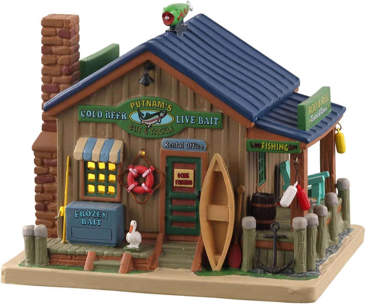 Amazon.com: Lemax Putnam's Bait & Tackle #05634 : Home & Kitchen