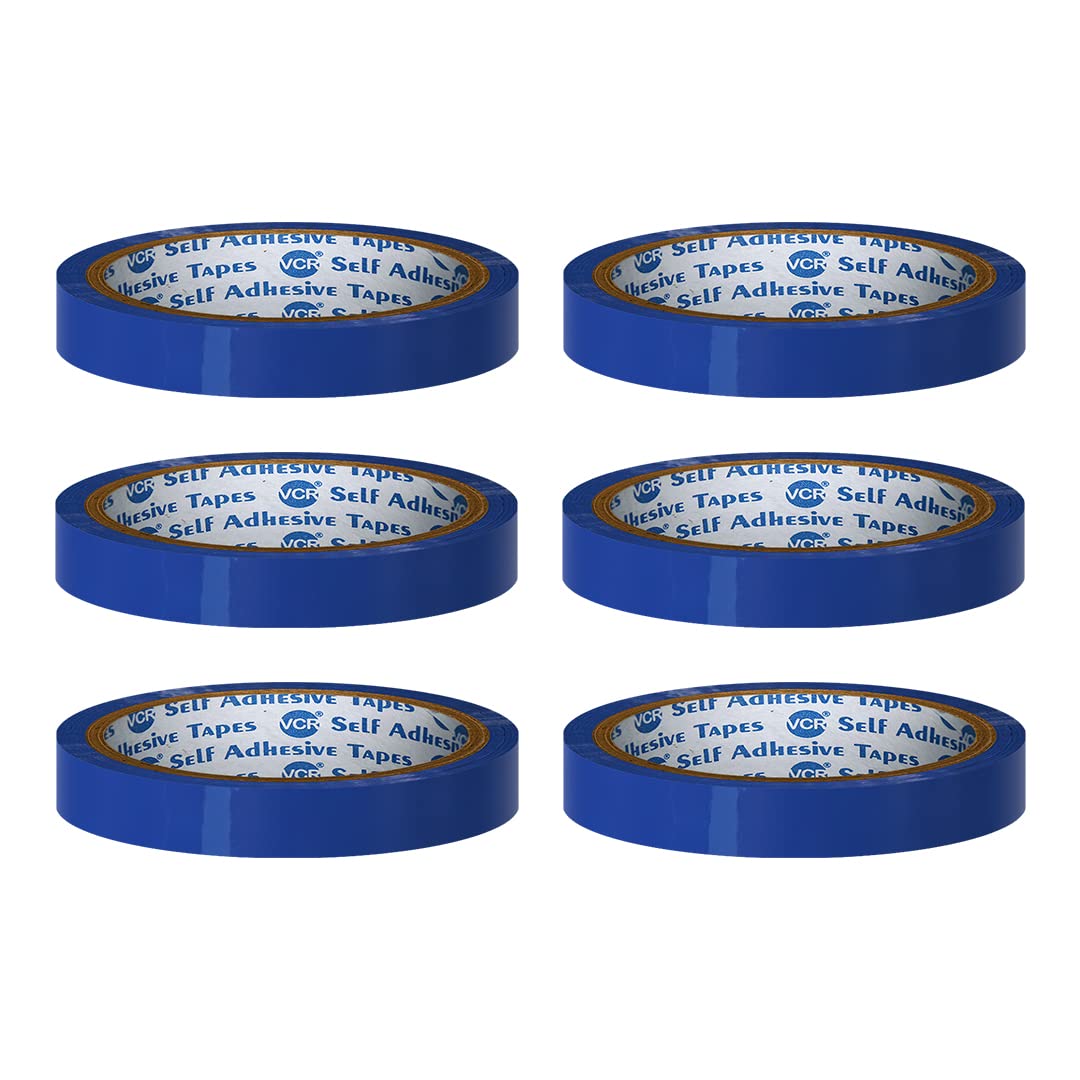 VCR Blue Color Tape - 50 Meters in Length - 12mm / 0.5" Width - 06 ...