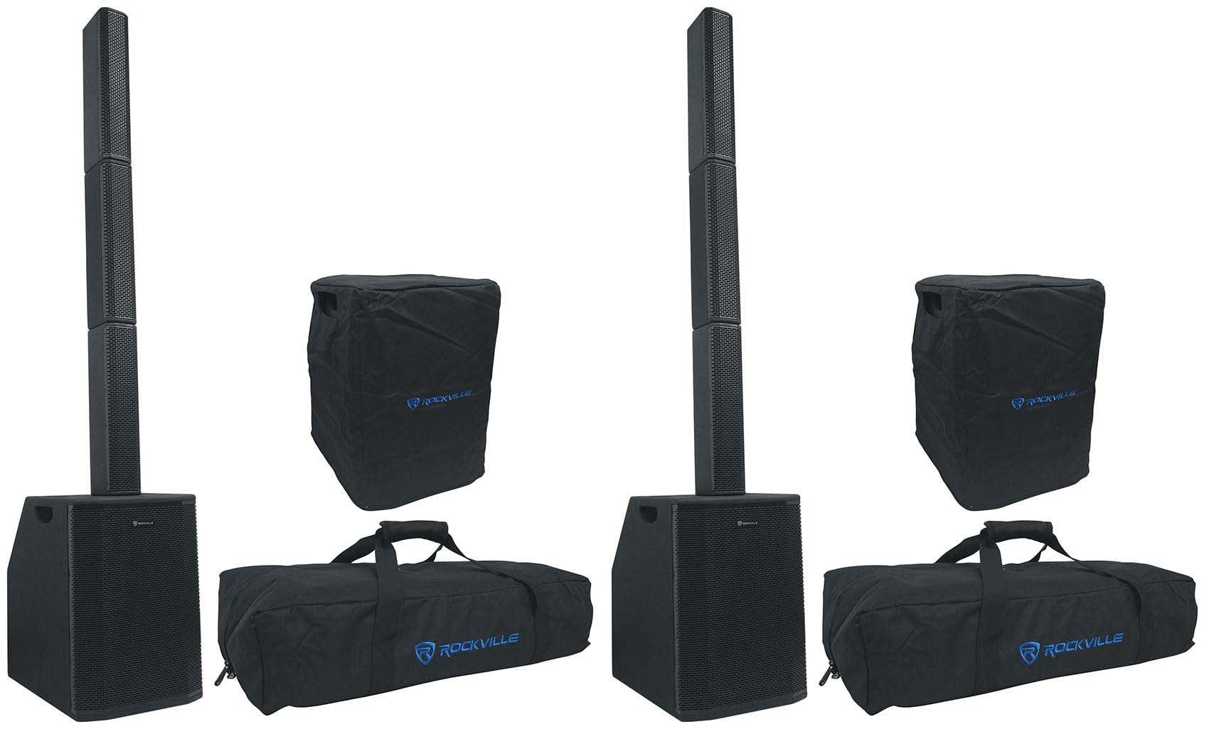 Amazon.com: (2) Rockville Titan Array System Wireless Linking Column ...