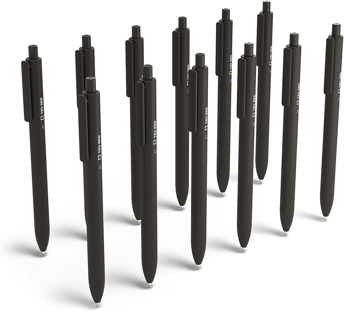 Amazon.com: TRU RED Quick Dry Gel Pens Med Point 0.7mm Blk Dozen ...