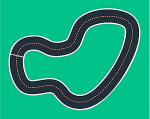 Amazon.com: Smile Speedway | Printed Track for AWS DeepRacer on 13Oz ...