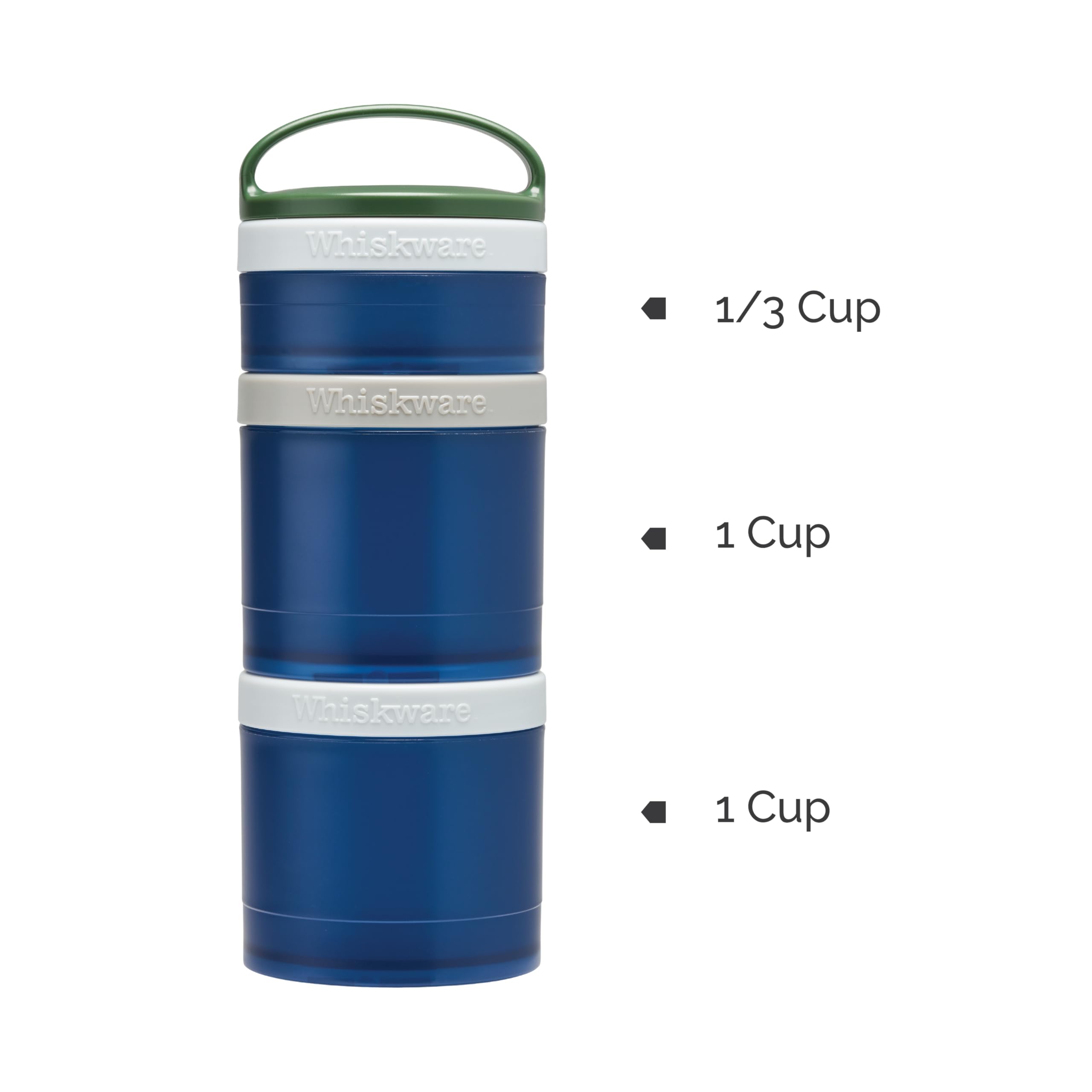Snapklik.com : Whiskware Stackable Snack Containers For Kids And ...