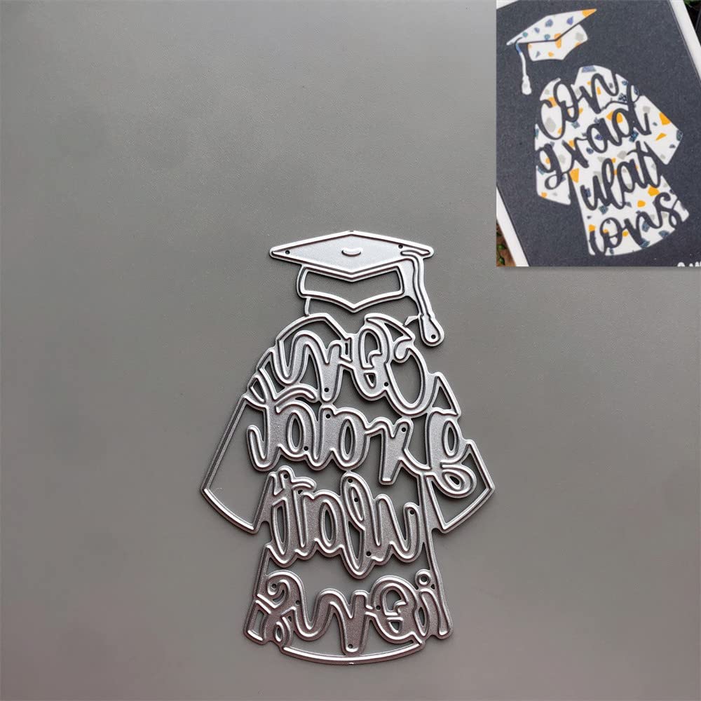 Amazon.com : 0 Shipping Fee Over 15 USD Graduation Dress Metal Cutting ...