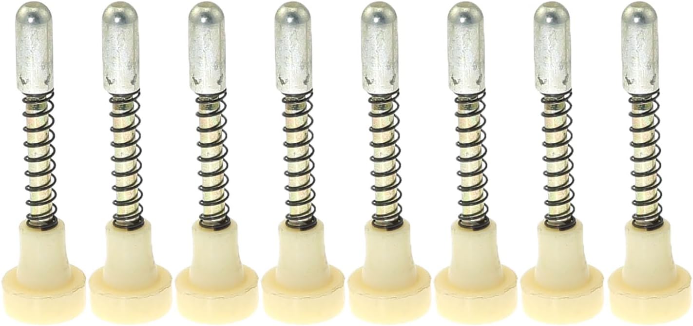 RLECS 8pcs Spring Plunger Latches 55mm Plastic Handle Crib Spring Latch ...