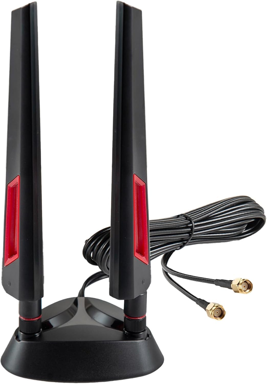 Supaerial WiFi 6E Tri-Band 2.4GHz 5.8GHz 6GHz Magnetic Base Antenna ...