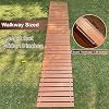 Amazon.com : i frmmy Garden Pathway Walkway, PS Wood Outdoor Easy Roll ...