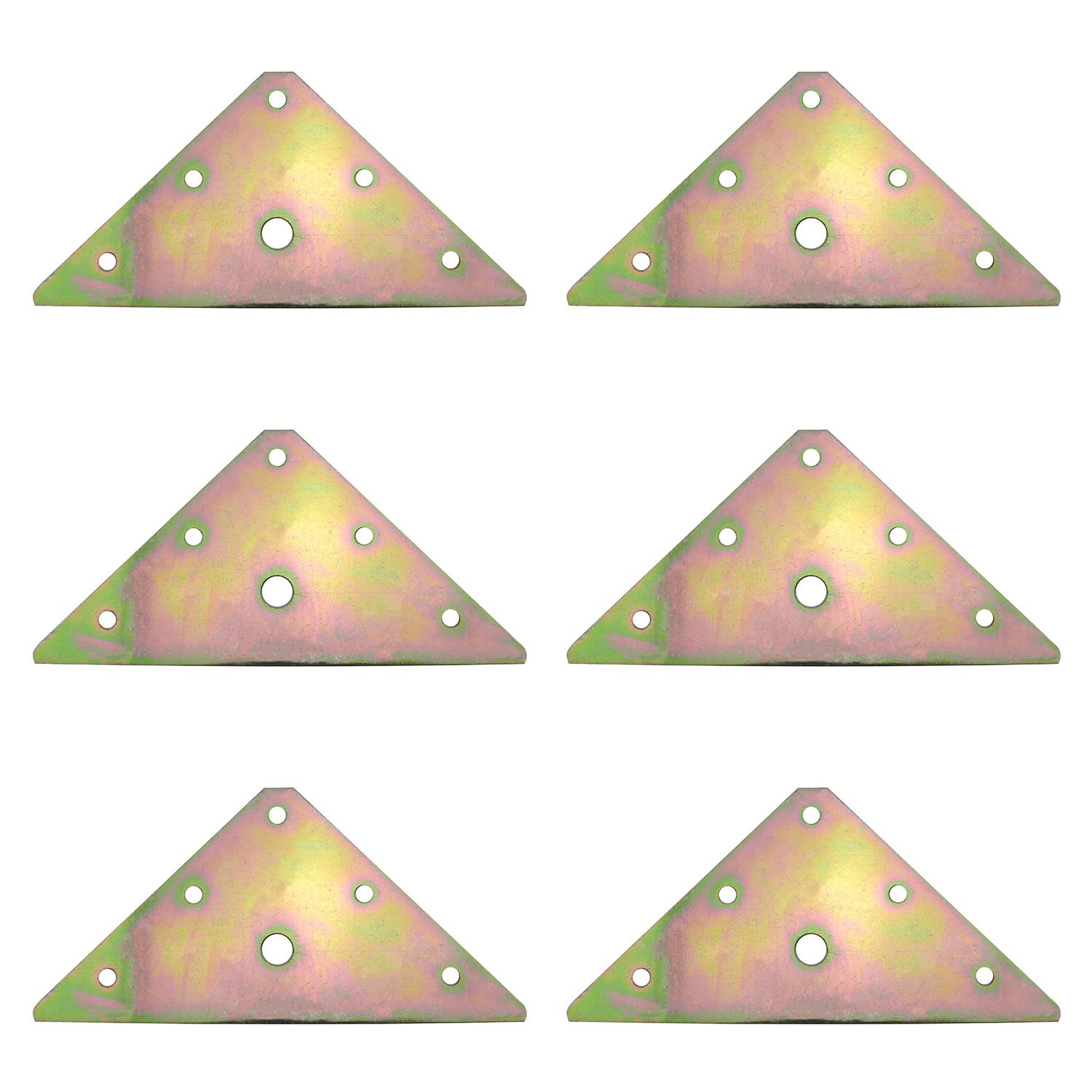 Amazon.com: JCBIZ 6pcs Triangle Mending Plates Flat Brace Bracket with ...