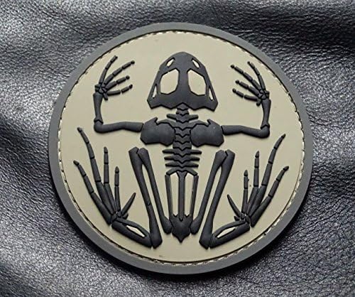 Amazon.com: Glowing in Dark Seals Bone Frog Skeleton Skull DEVGRU Frogman 3D Military Patch PVC ...