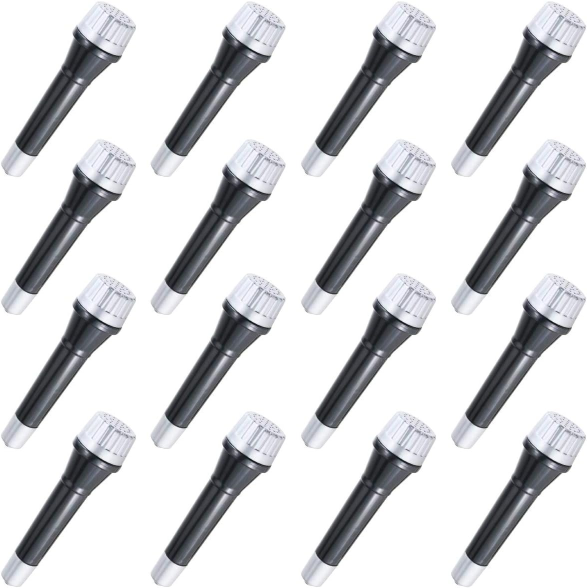 Amazon.com: NEXXXI 16 Pack Plastic Microphones Bulk, Toy Set Birthday ...