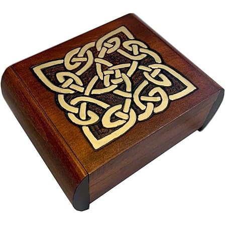 Amazon.com: Celtic Knot Design Polish Wooden Keepsake Box : Home & Kitchen