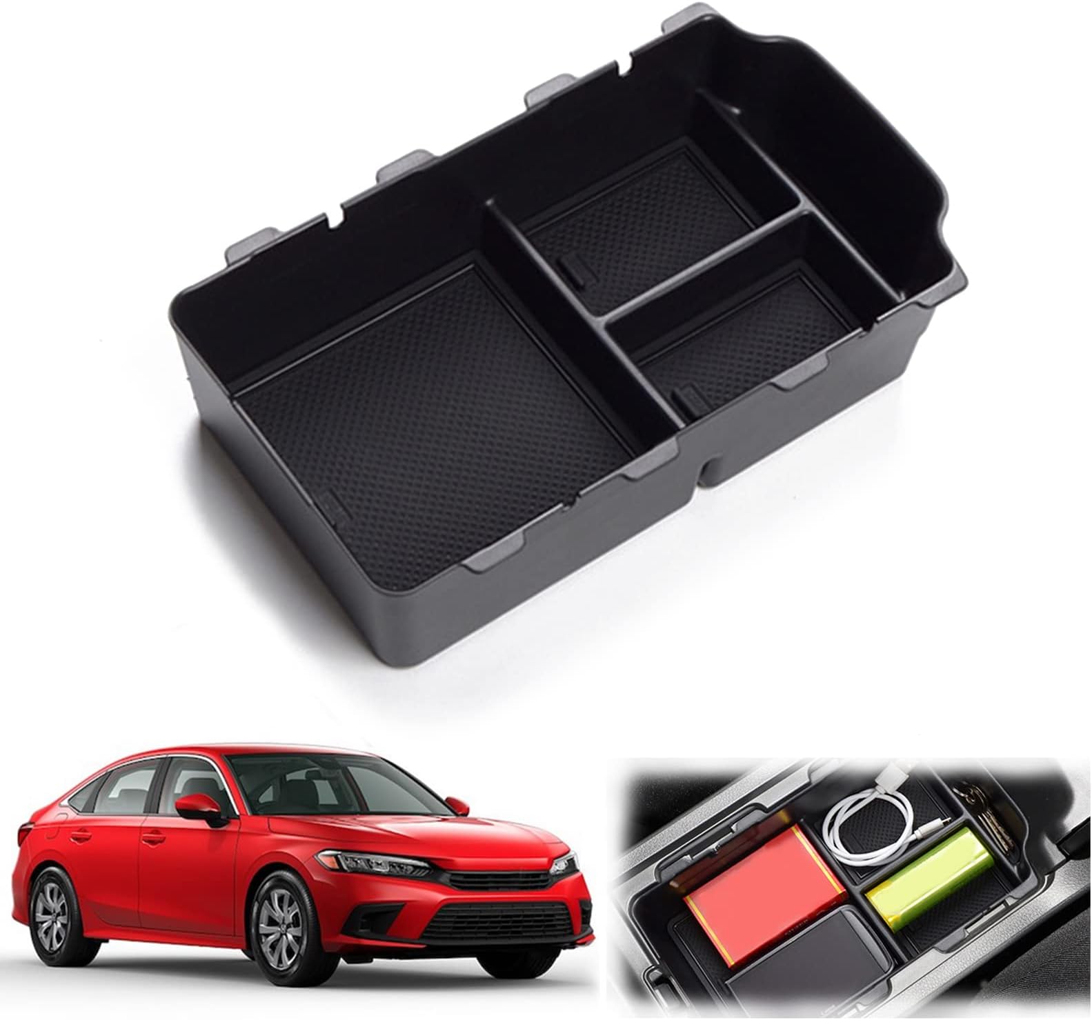 Amazon.com: Thenice for 11th Gen Civic Center Console Caddy Glove ...