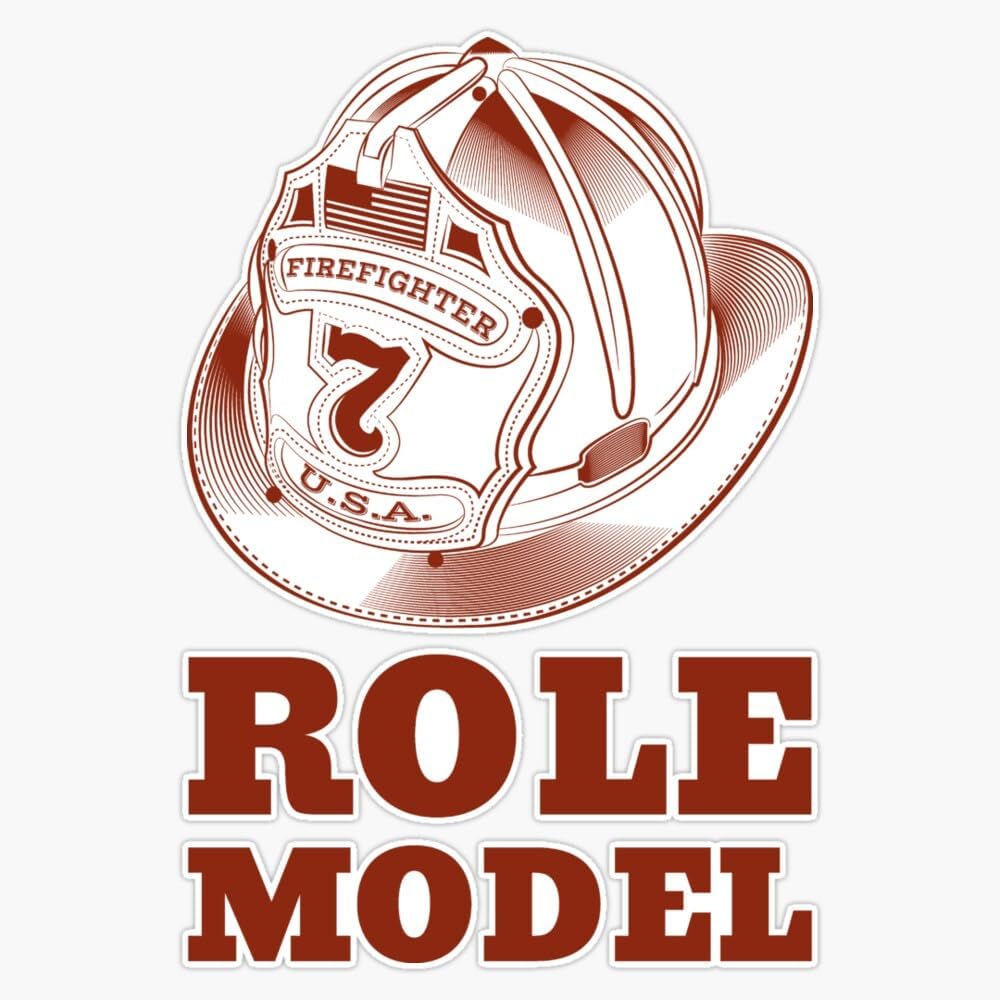 Amazon.com - Firefighter Role Model Sticker Bumper Sticker Vinyl Decal 5"