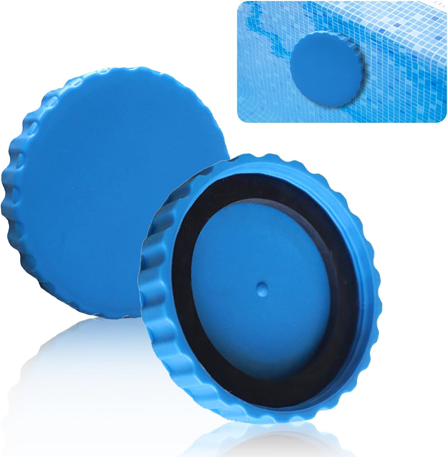 LUMOOM Set of 2 Winter Stopper Set, Winter Plug Pool for Intex and ...