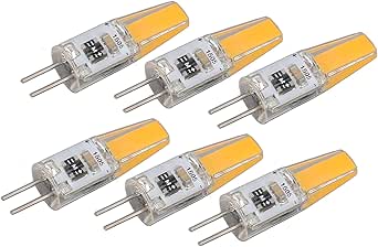 Double Pin G4 Light Bulb 6Pcs 120V 2W 2835 LED Bead 180lm Save Energy ...