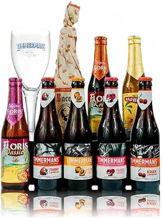 Belgian Fruit Flavoured Craft Beer Case Gift Set With Timmermans Glass ...
