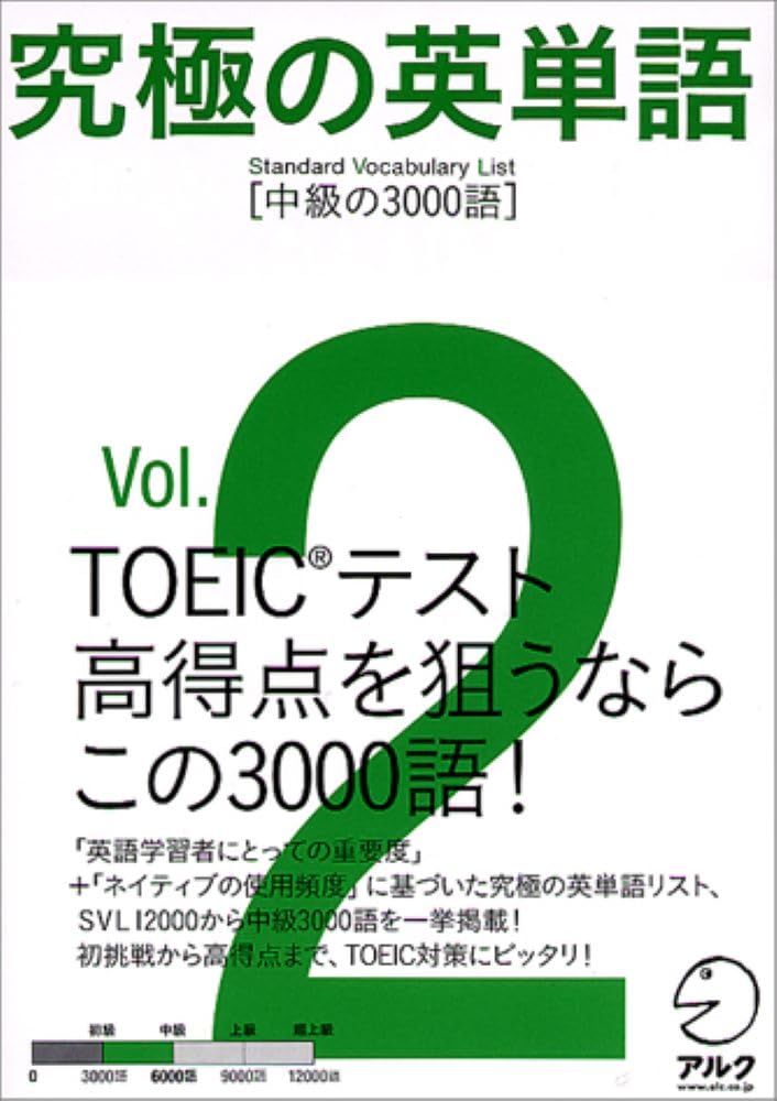 Amazon.com: 究極の英単語SVL〈Vol.2〉中級の3000語: 9784757411173: アルク英語出版編集部: Books