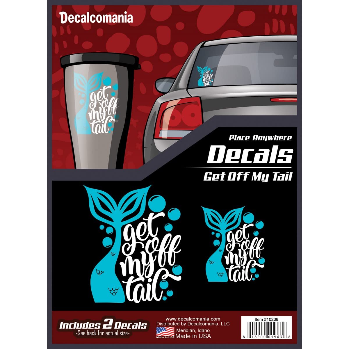 Amazon.com: Mermaid Car Decal - Get Off My Tail Mermaid Car Sticker 5. ...