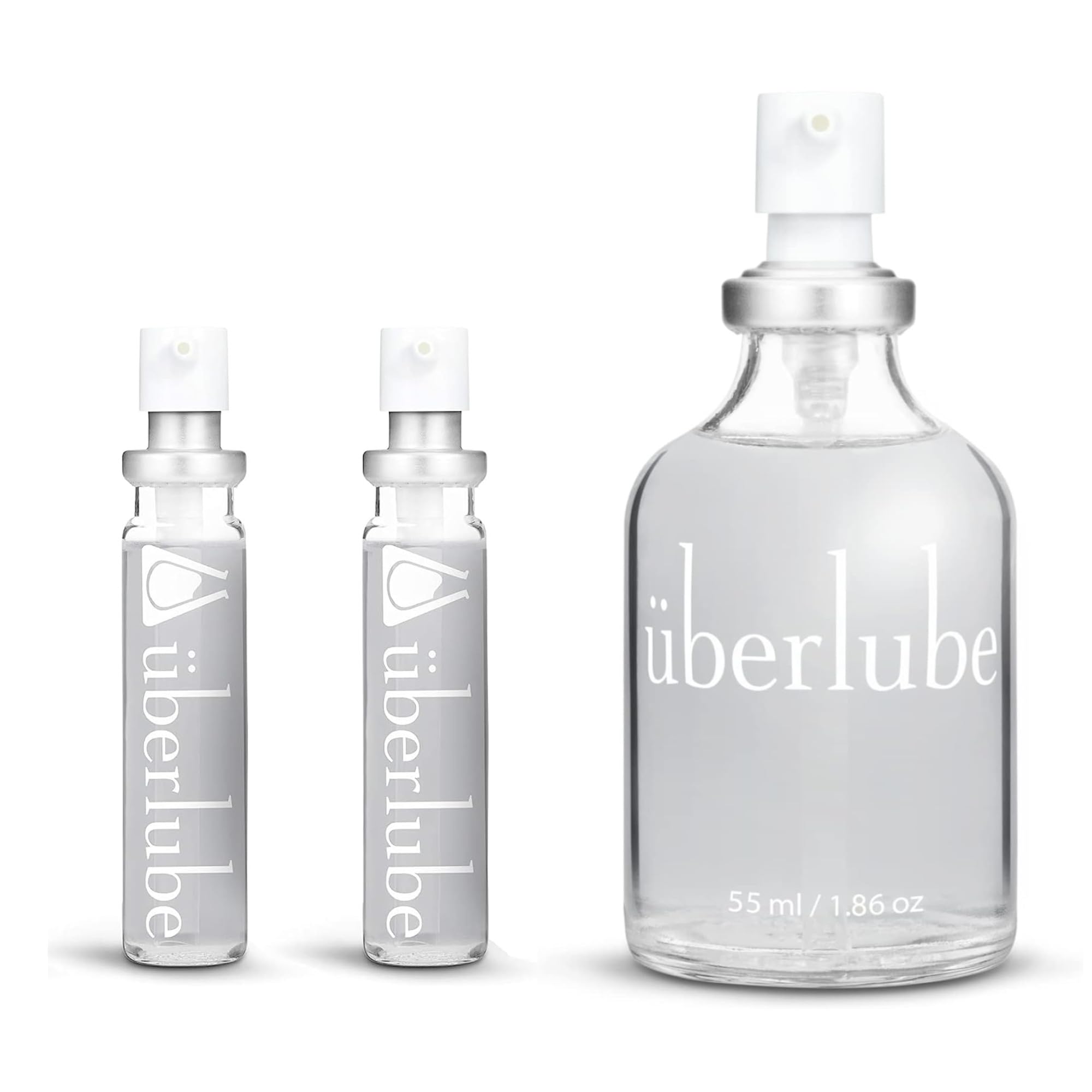 Amazon.com: Uberlube Silicone Lube - Two 15ml Travel Lube & 55ml Bottle ...