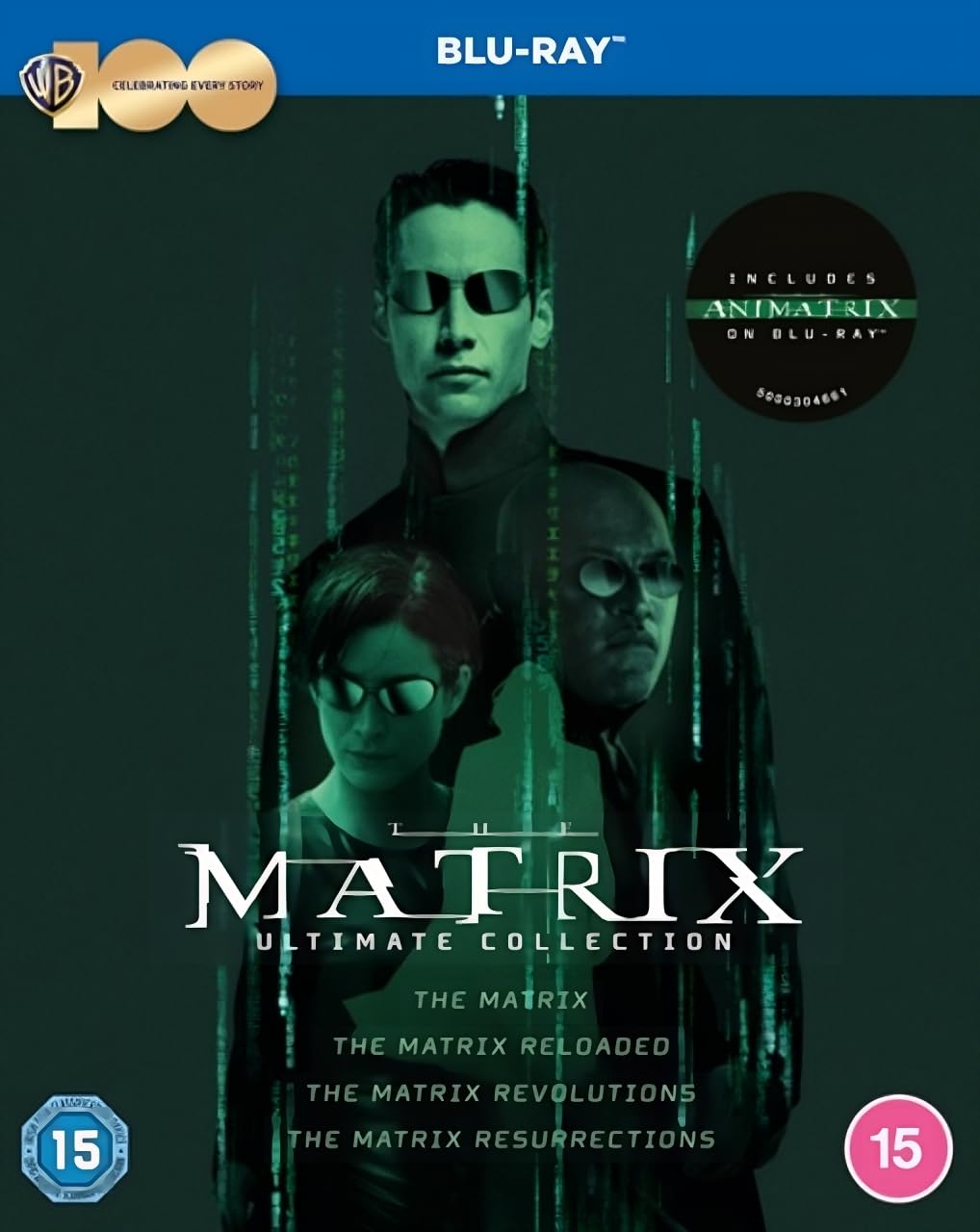 Amazon.com: The Matrix: 4-Film Ultimate Collection [Blu-ray] [Region ...