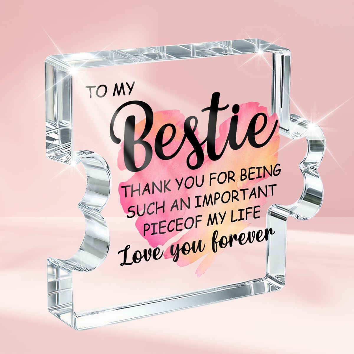 Amazon.com: PVOPVO Bestie Friendship Gifts for Women Best Friend ...