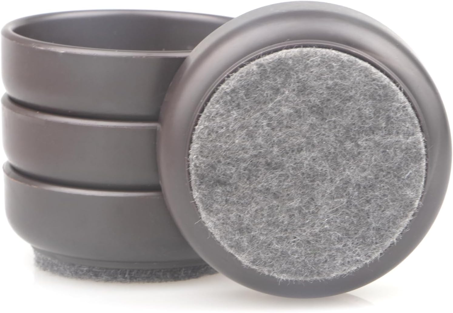 8 Pieces Felt Floor Cups, 4.5 cm/1.77 inch Round Furniture Felt Pads ...