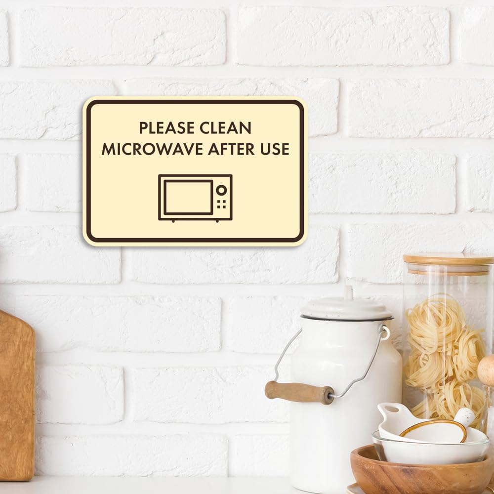 Funny Clean Microwave Signs