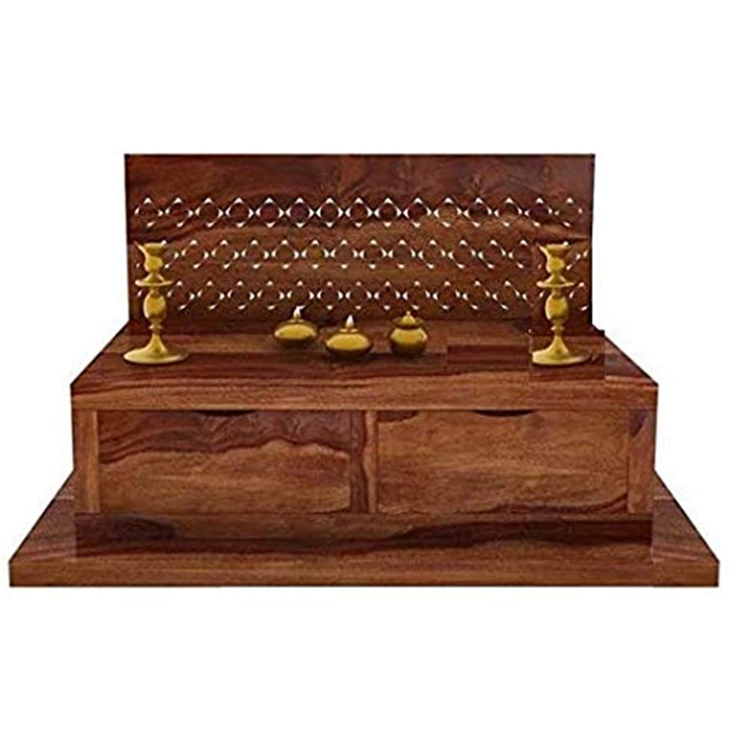Shilpi Handmade Attractive Look Wall Hanging Wooden Temple Open Prayer ...